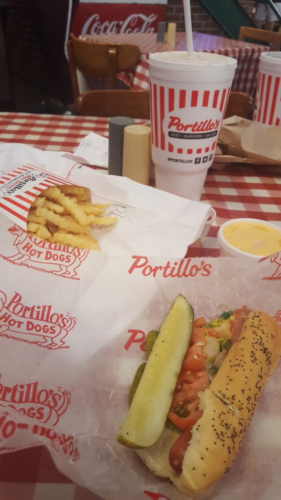 Eat at Portillo's for a Chicago Dog - Excursion Everywhere